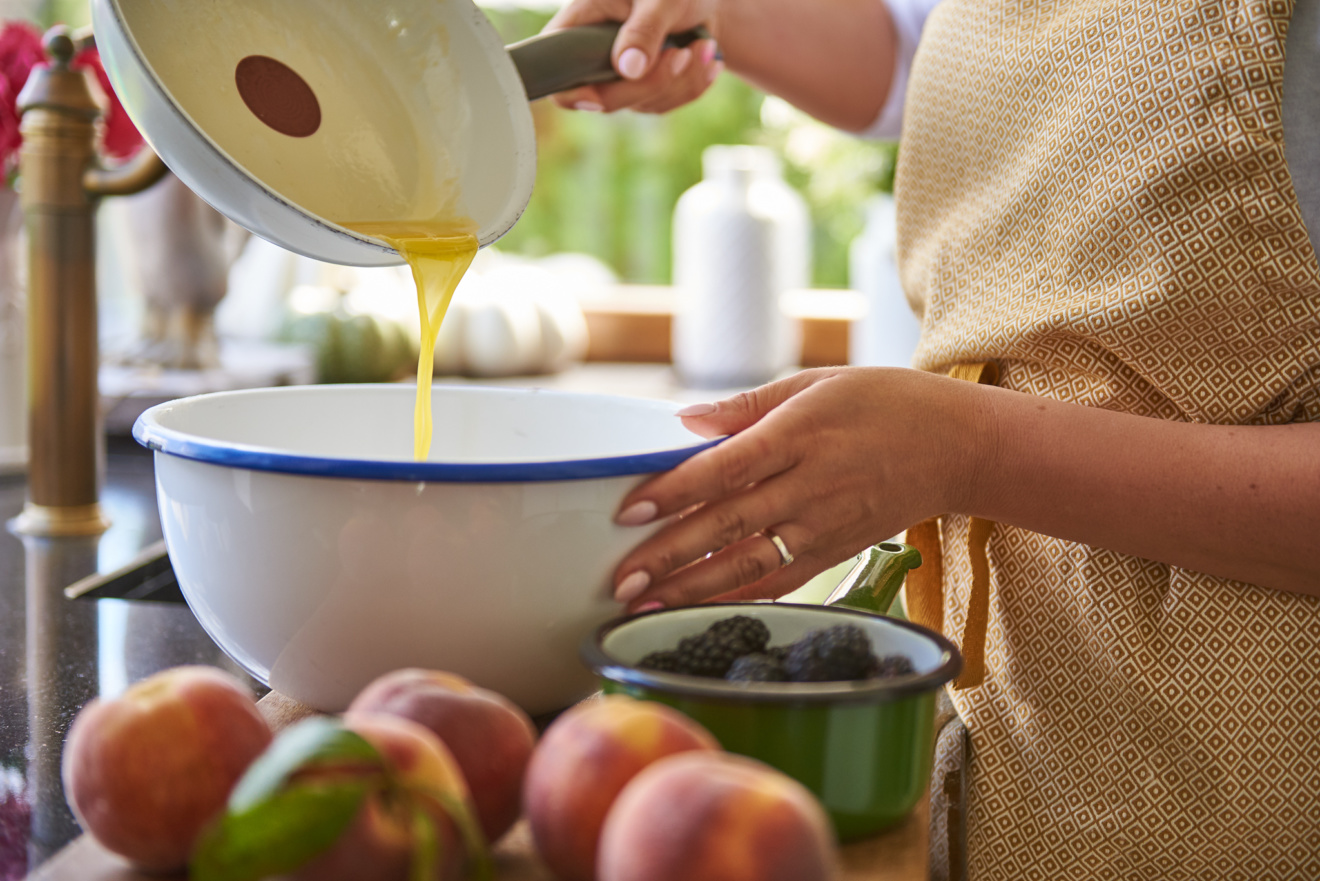 crumble, ladyofthehouse, owoce pod kruszonka, przepis na szybki deser ...